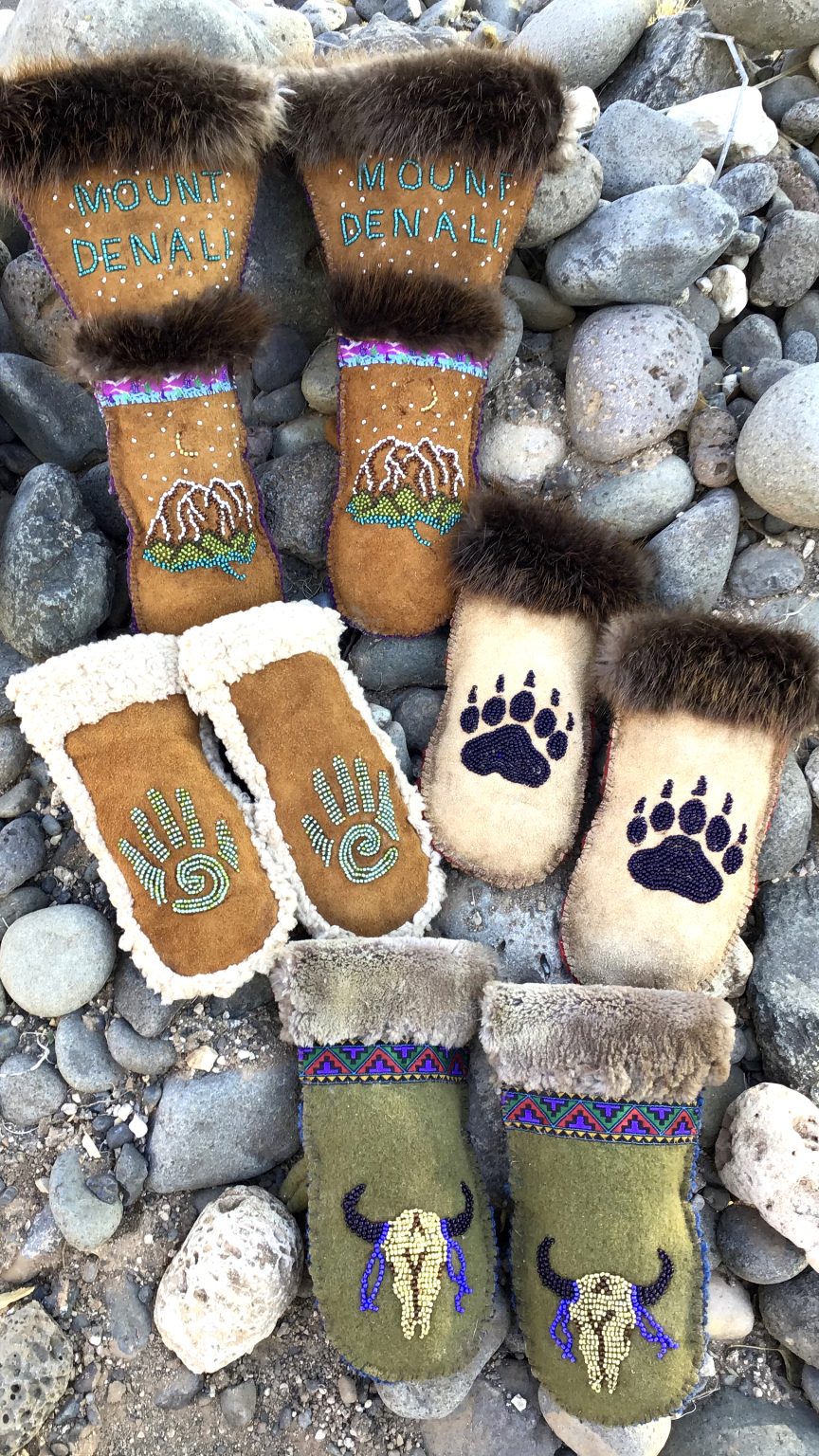 Alaskan Native Inspired Leather Handmade Mitts Class | By Western Hands
